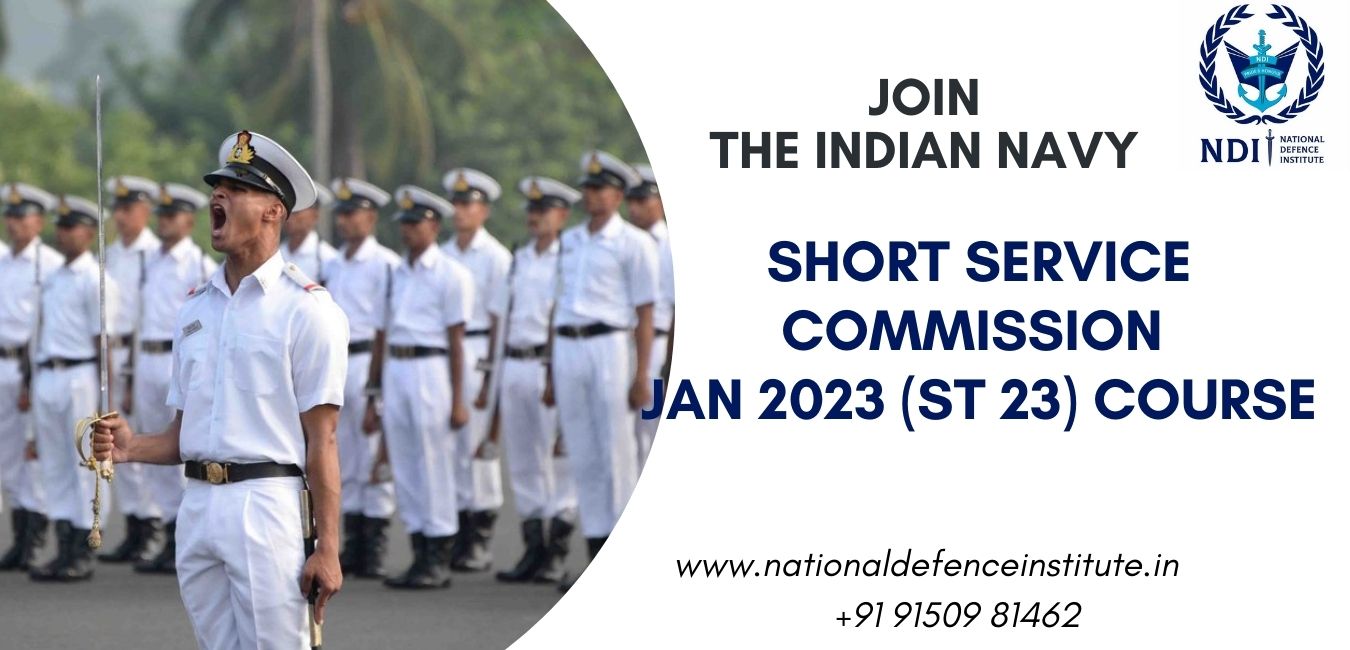The Indian Navy Short Service Commission Jan 2023 Course