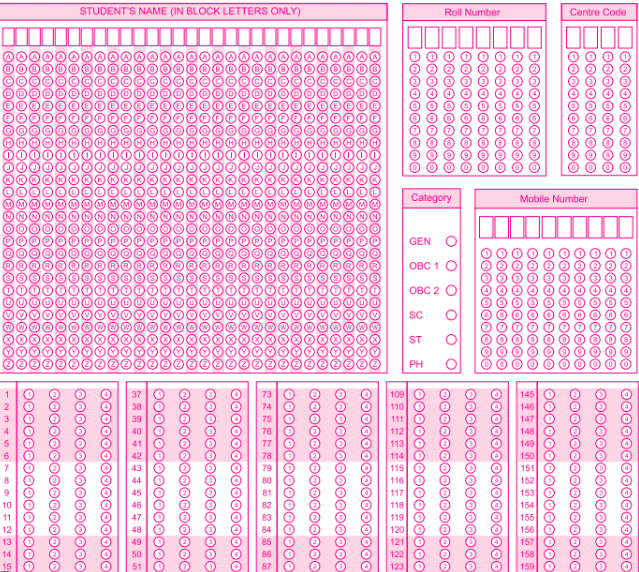 Common Mistakes Done while filling OMR Sheet and Scannable Attendance List