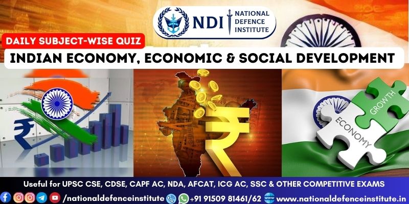 12 Oct 2023 | Daily Subject-wise quiz | Indian Economy, Development ...